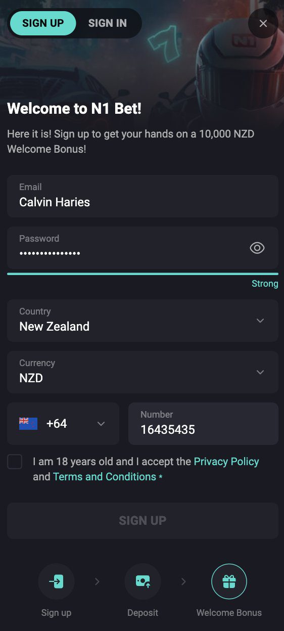 N1 Bet NZ Mobile App With Slots, Download and Get Extra Bonus